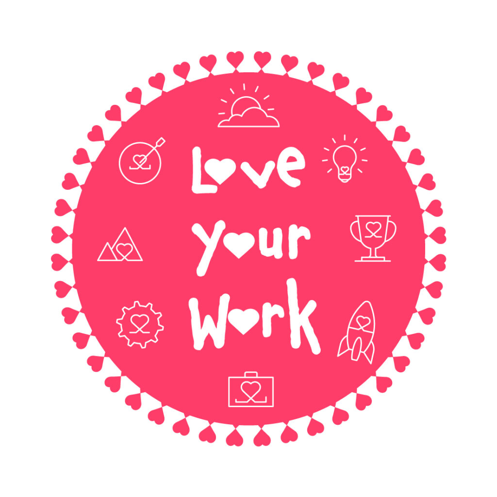 Passion at Work: Vector Icon Bundle for Loving Your Job and Career ...
