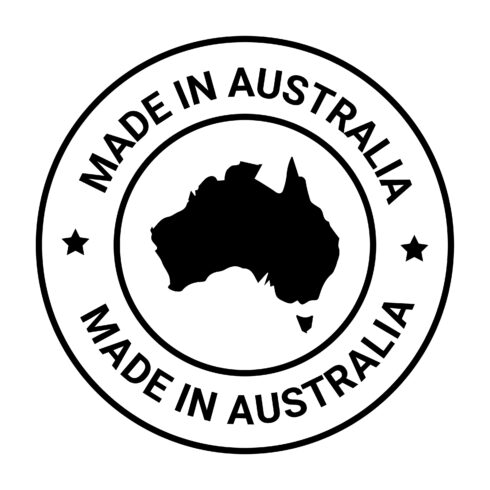 Made in Australia Vector Icon Set. Australian-Made Badge Symbols ...
