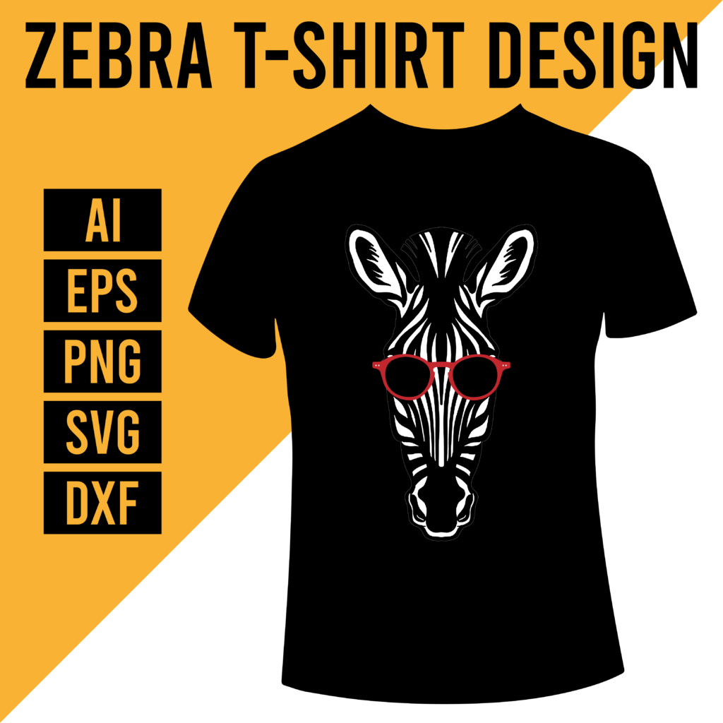 Zebra T-Shirt Design - MasterBundles