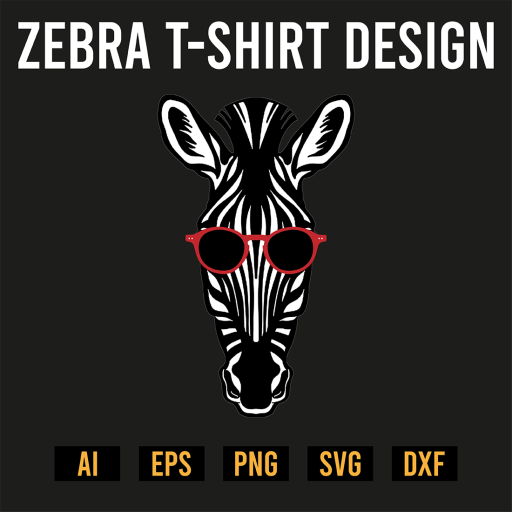 Zebra T-Shirt Design - MasterBundles