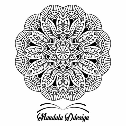 Mandala Simple Art Design Template SVG, Ai, EPS, PDF, DXF, JPG, PNG ...