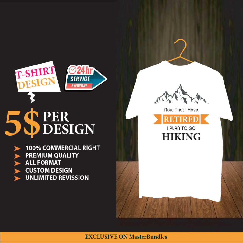 Nature-Inspired Tee | T-shirt design - MasterBundles