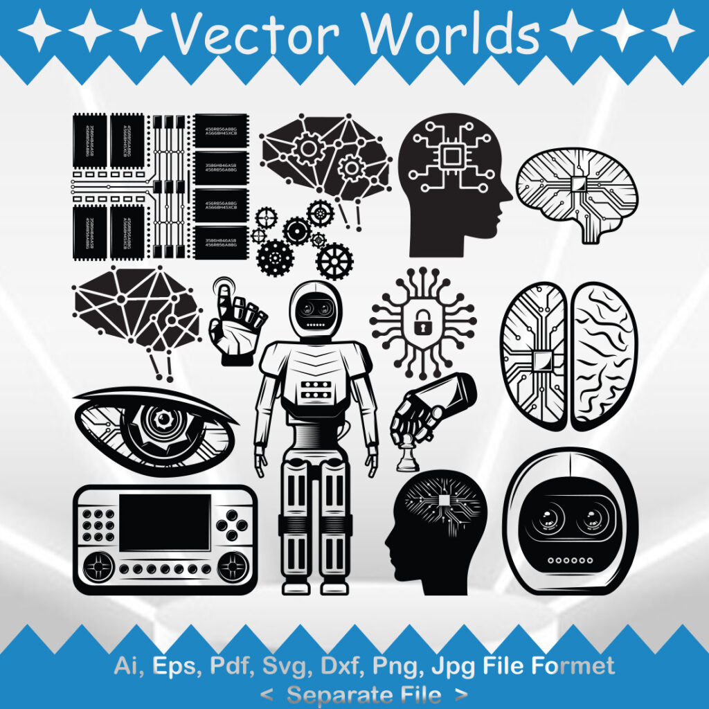 Artificial Intelligence SVG Vector Design. - MasterBundles