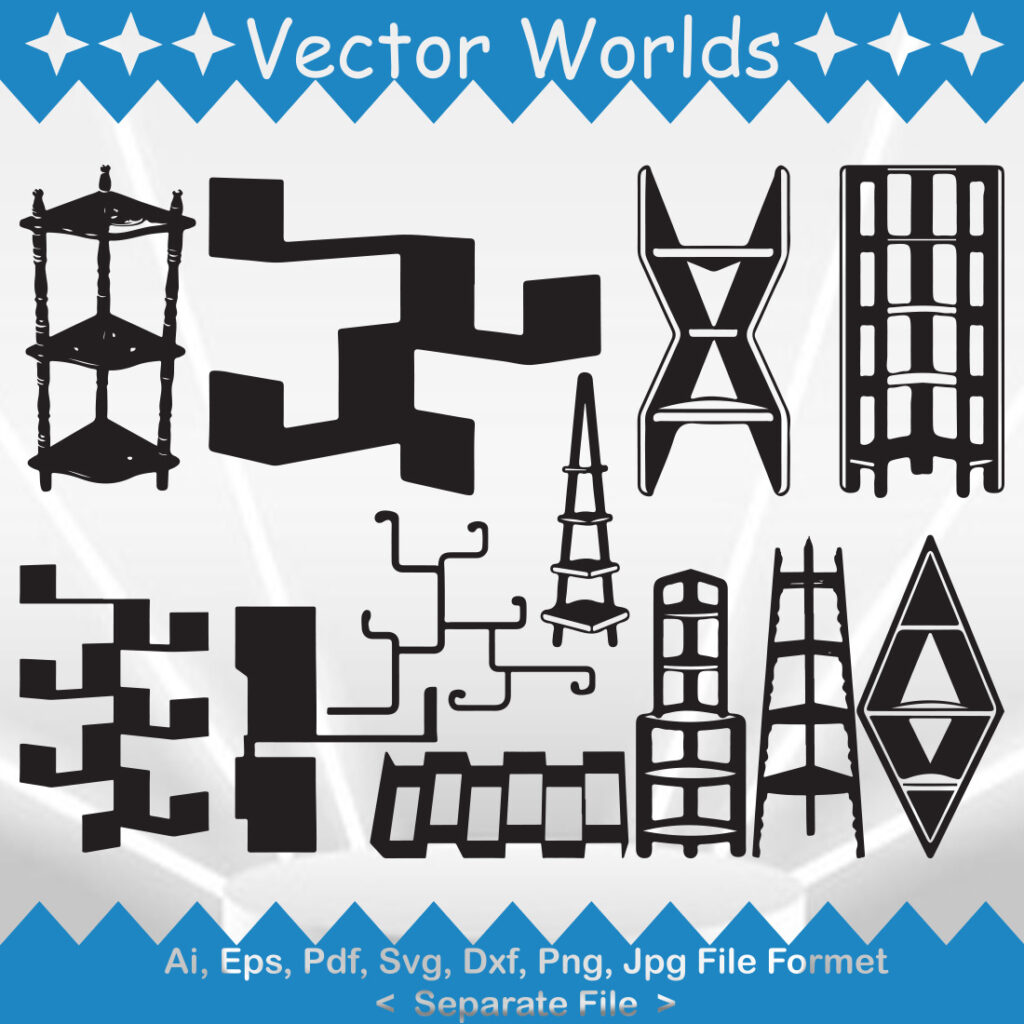 Corner Rack SVG Vector Design. - MasterBundles