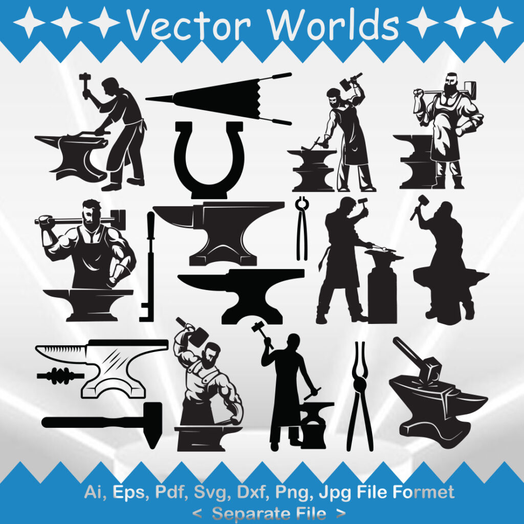 Black Smith Work SVG Vector Design. - MasterBundles