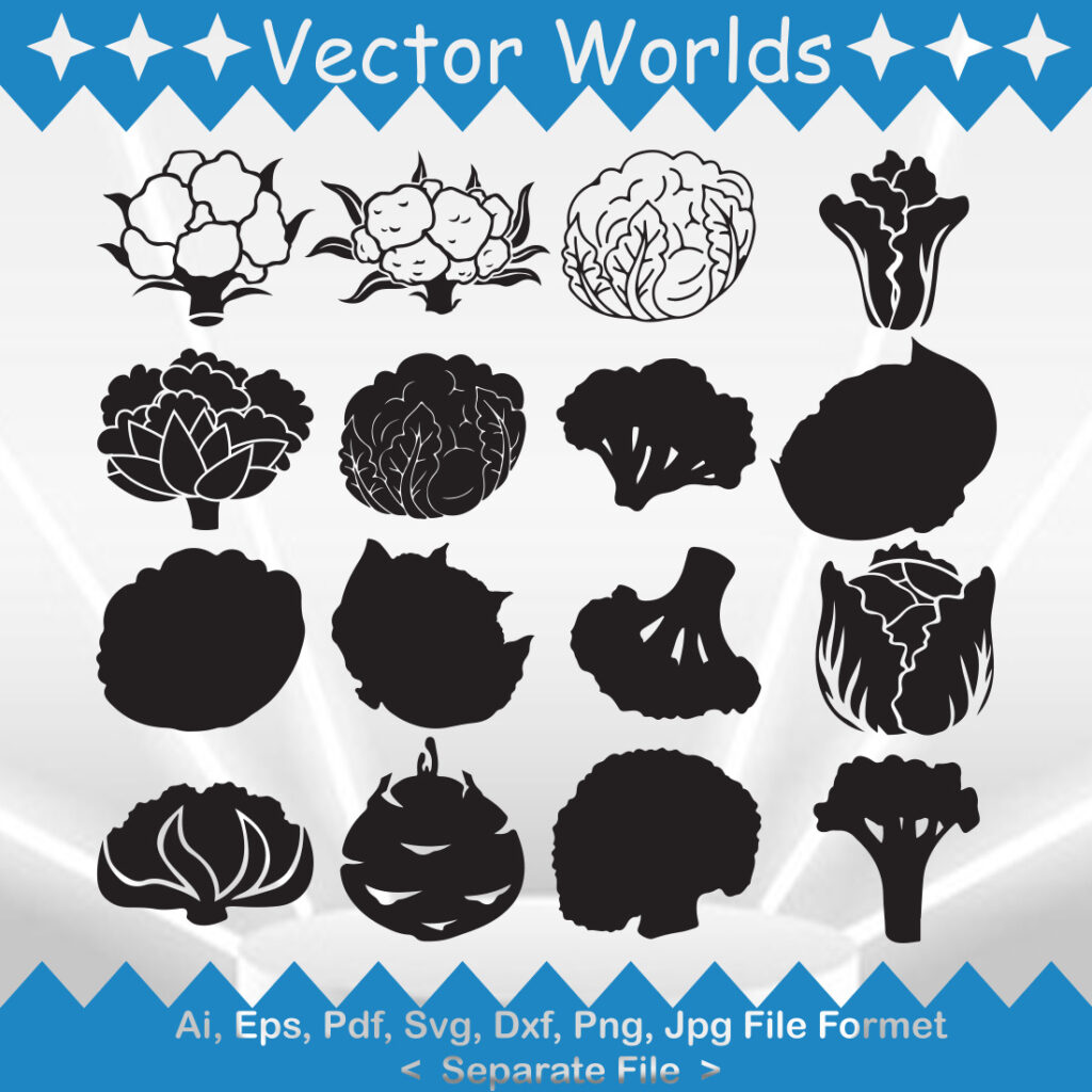 Cauliflower SVG Vector Design. - MasterBundles
