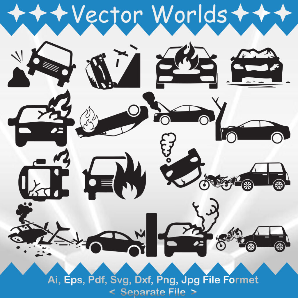 Accident SVG Vector Design. - MasterBundles
