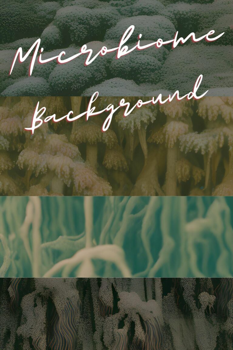 4 background images microbiome-style with a film-look - MasterBundles