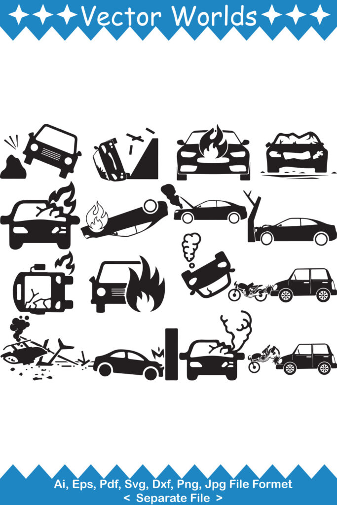 Accident SVG Vector Design. - MasterBundles