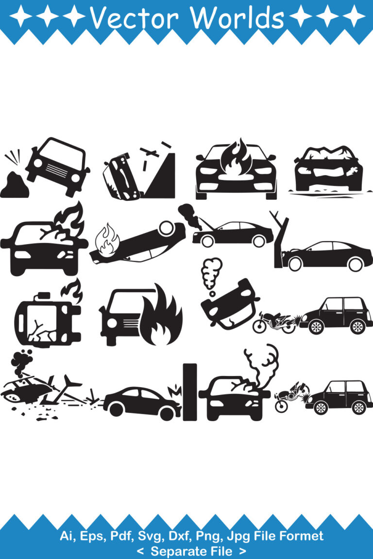 Accident SVG Vector Design. - MasterBundles