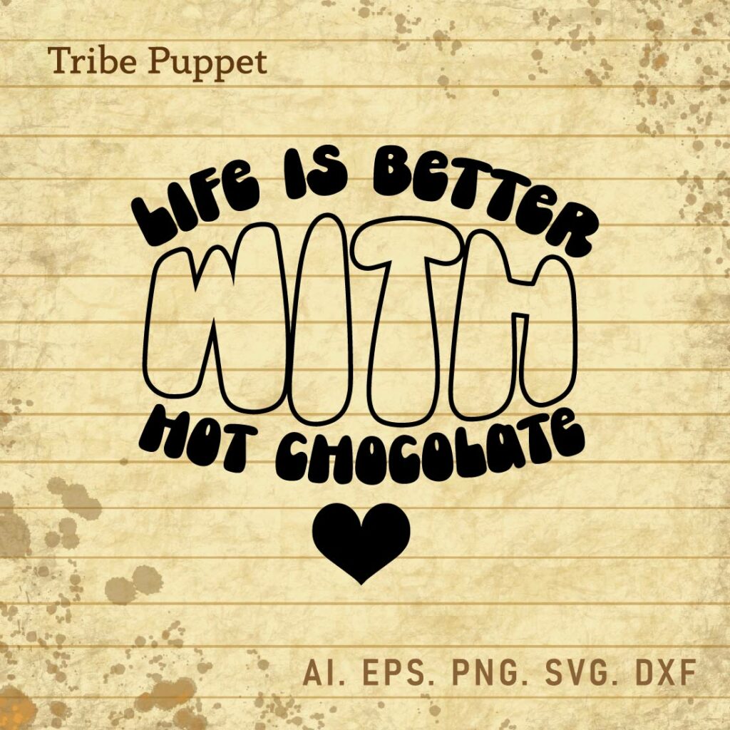 Hot Chocolate Typography - MasterBundles