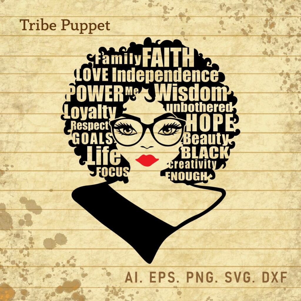 Afro Women vector - MasterBundles