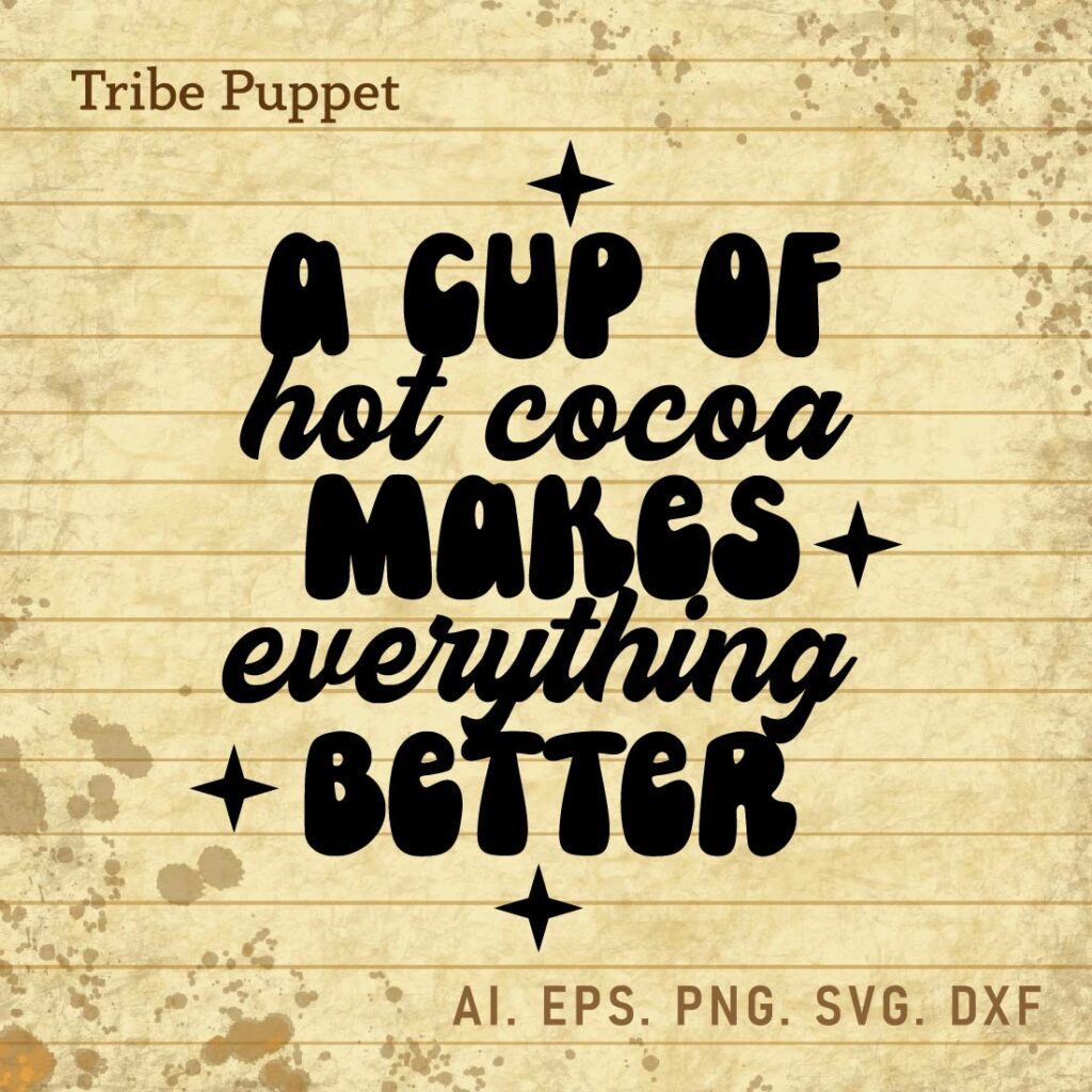 Hot Chocolate Typography - MasterBundles