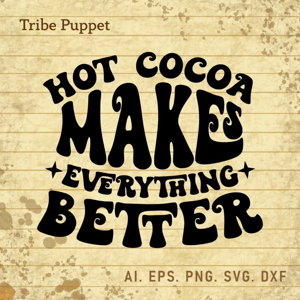 Hot Chocolate Typography - MasterBundles