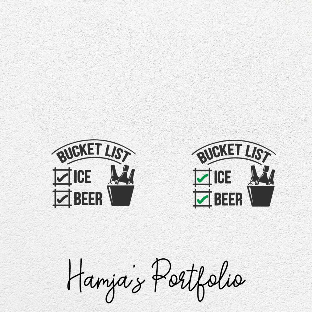 Bucket List Vector - MasterBundles