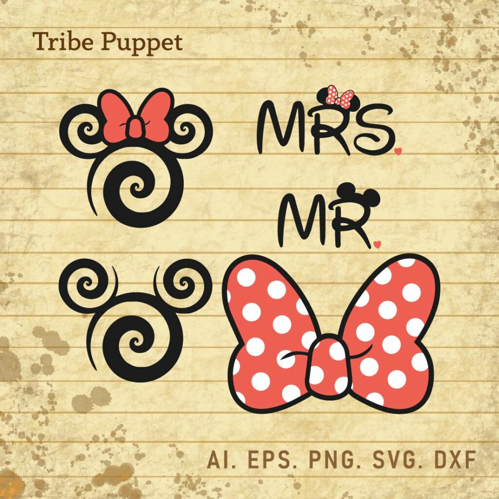 Mr and Mrs Mouse - MasterBundles