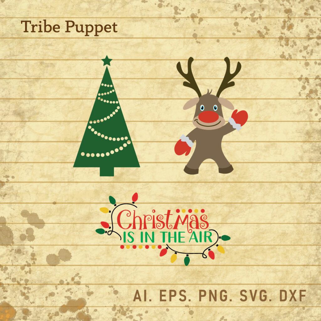 Christmas Typography bundle - MasterBundles