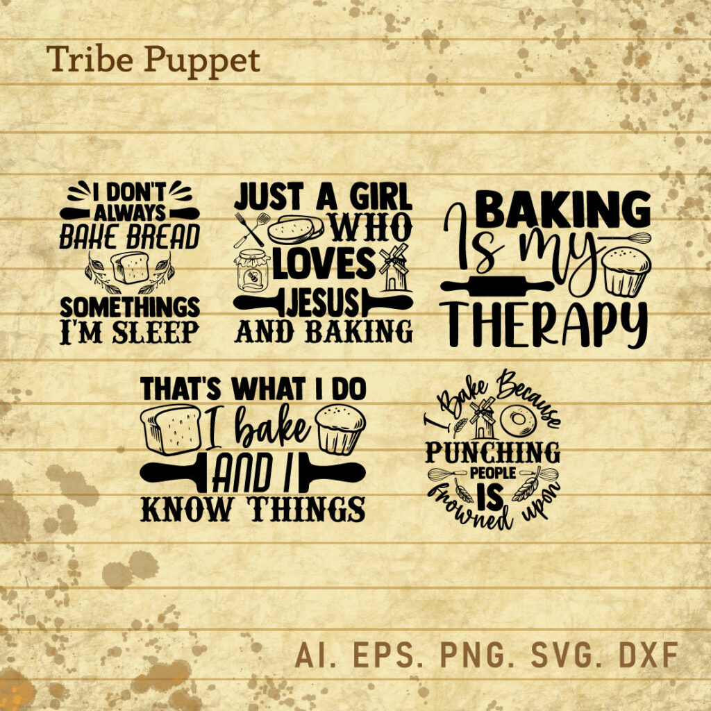 Baking Typography - MasterBundles