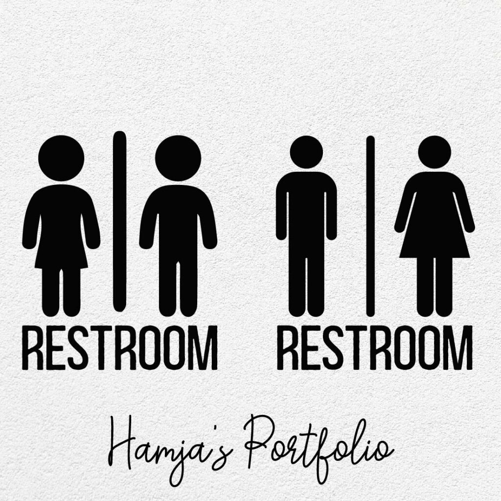 Restroom Vector Svg - MasterBundles