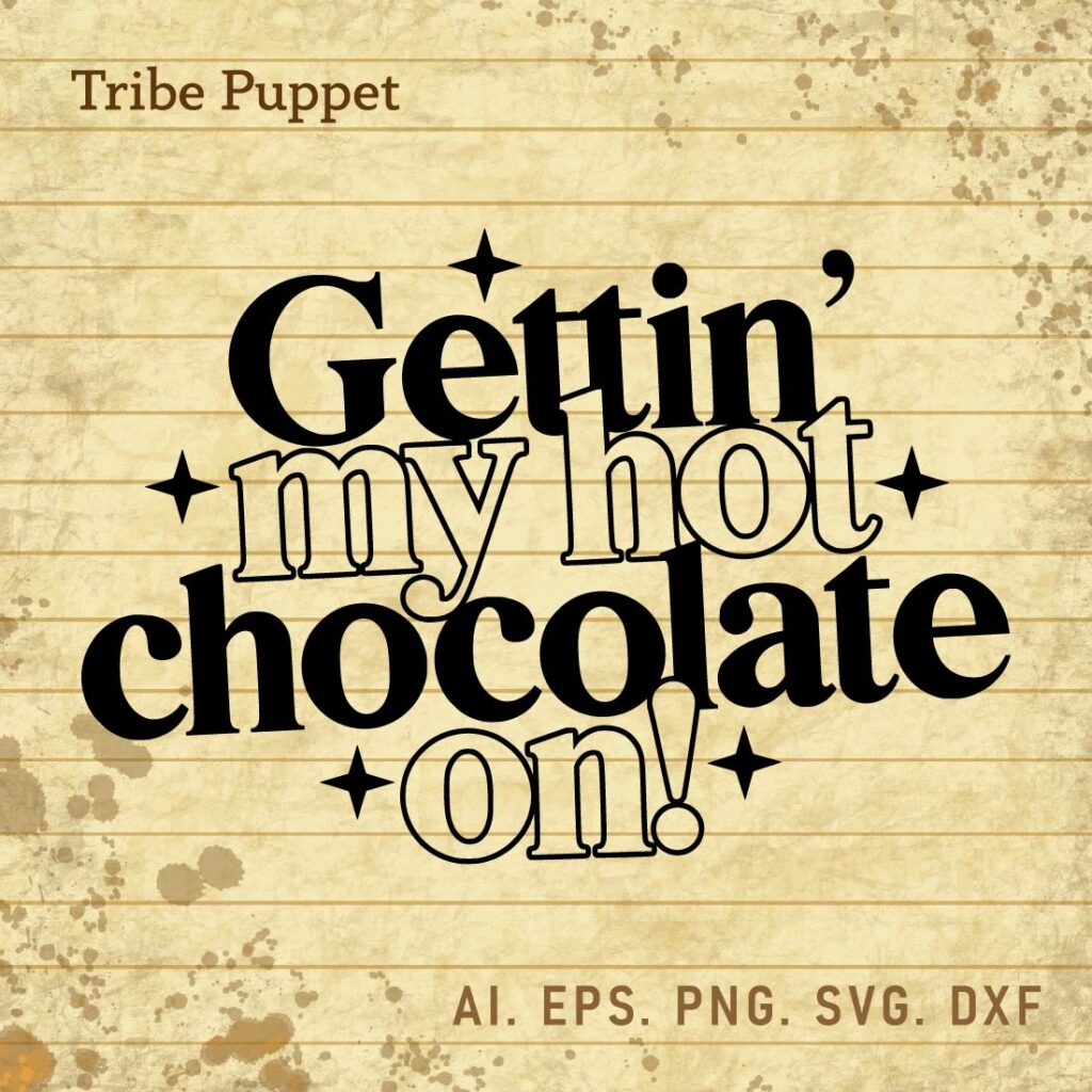 Hot Chocolate Typography - MasterBundles