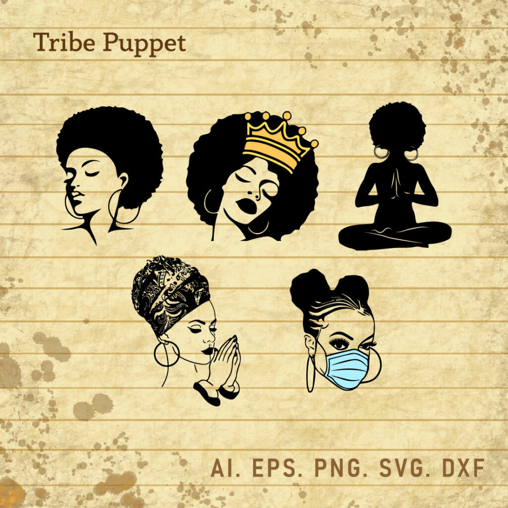 Afro Woman - MasterBundles