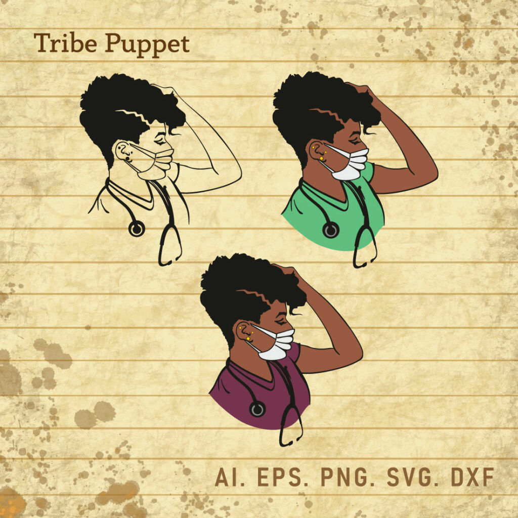Afro Woman - MasterBundles