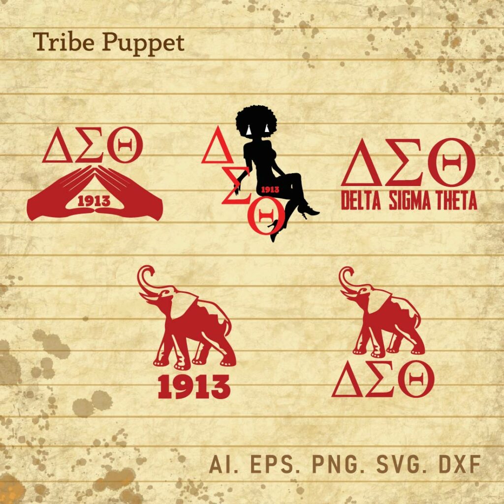 Delta Sigma Theta Vector Masterbundles 0172
