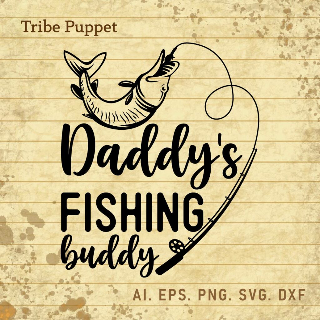 Fishing Typography - MasterBundles