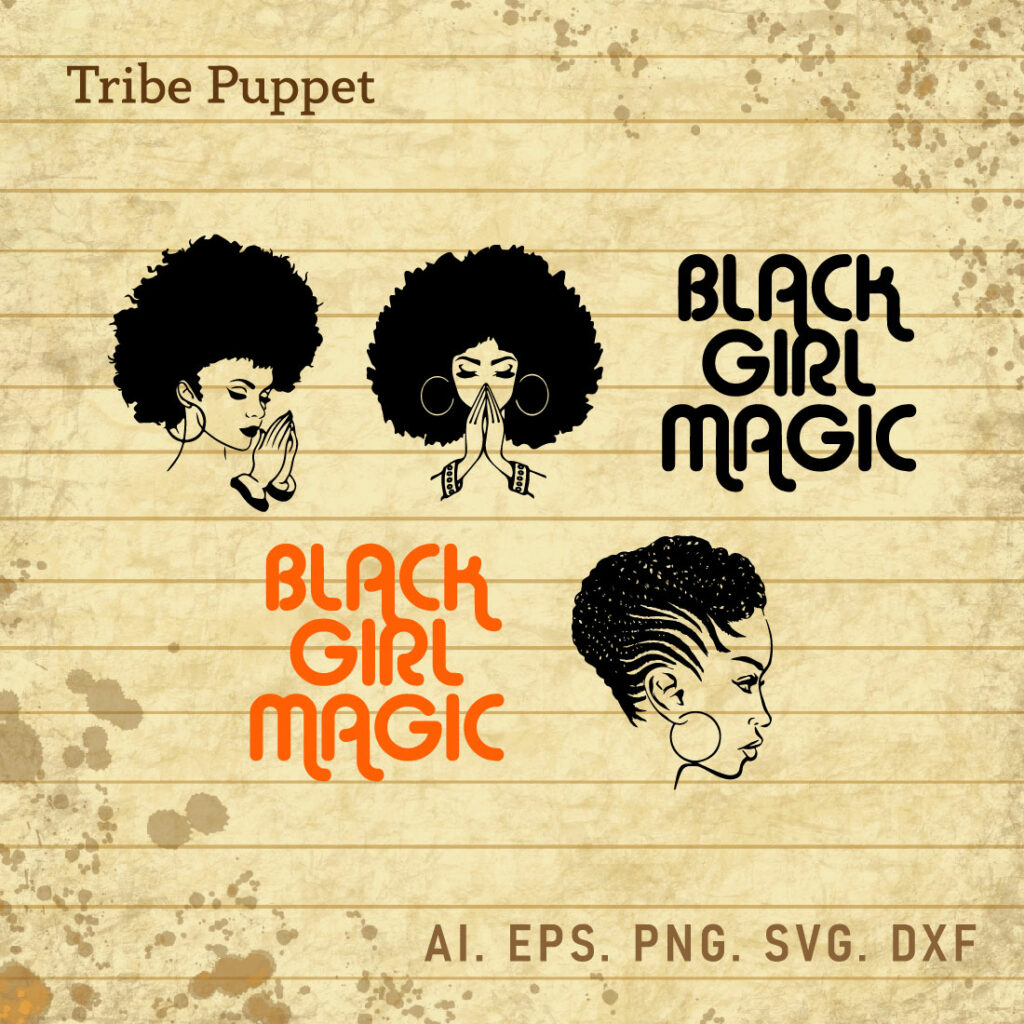 Afro Woman - MasterBundles