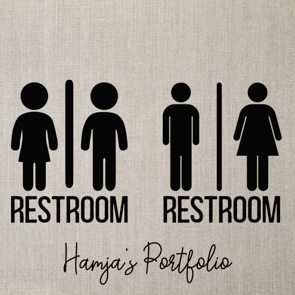 Restroom Vector Svg - MasterBundles