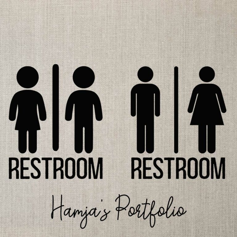 Restroom Vector Svg - MasterBundles