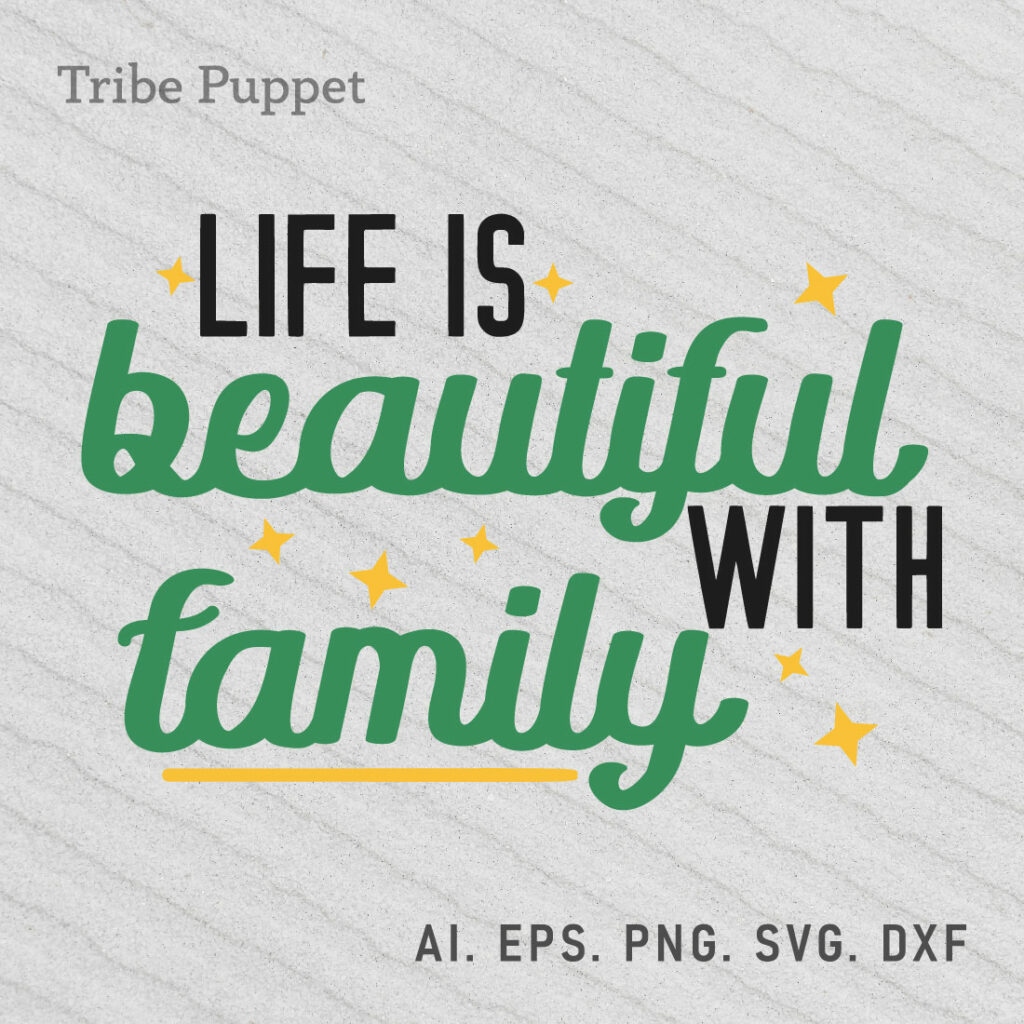 Family Typography - MasterBundles