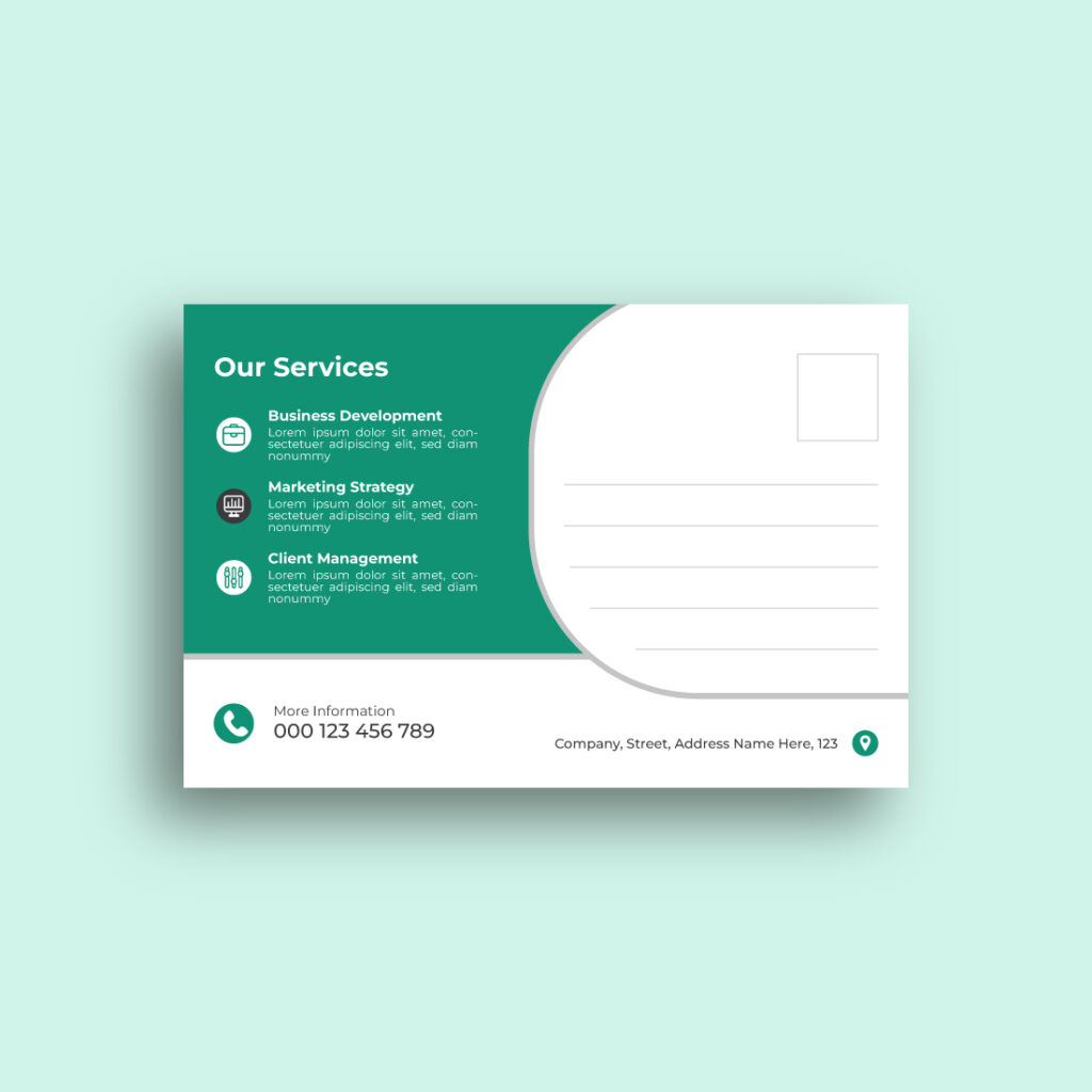 02: creative marketing postcard design templates - MasterBundles