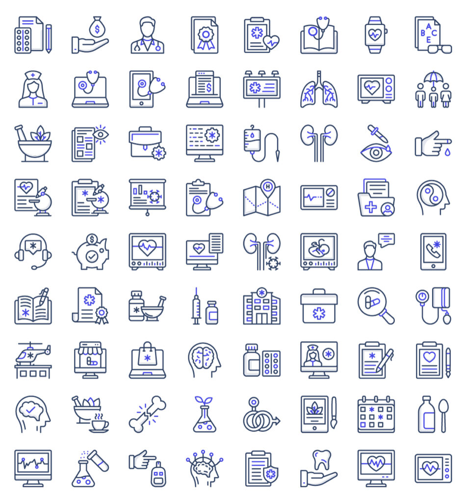 Creative design Icons of Medical and Healthcare - MasterBundles