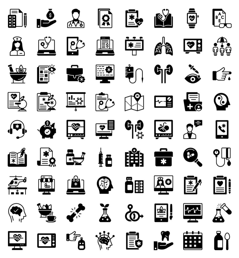 Creative design Icons of Medical and Healthcare - MasterBundles