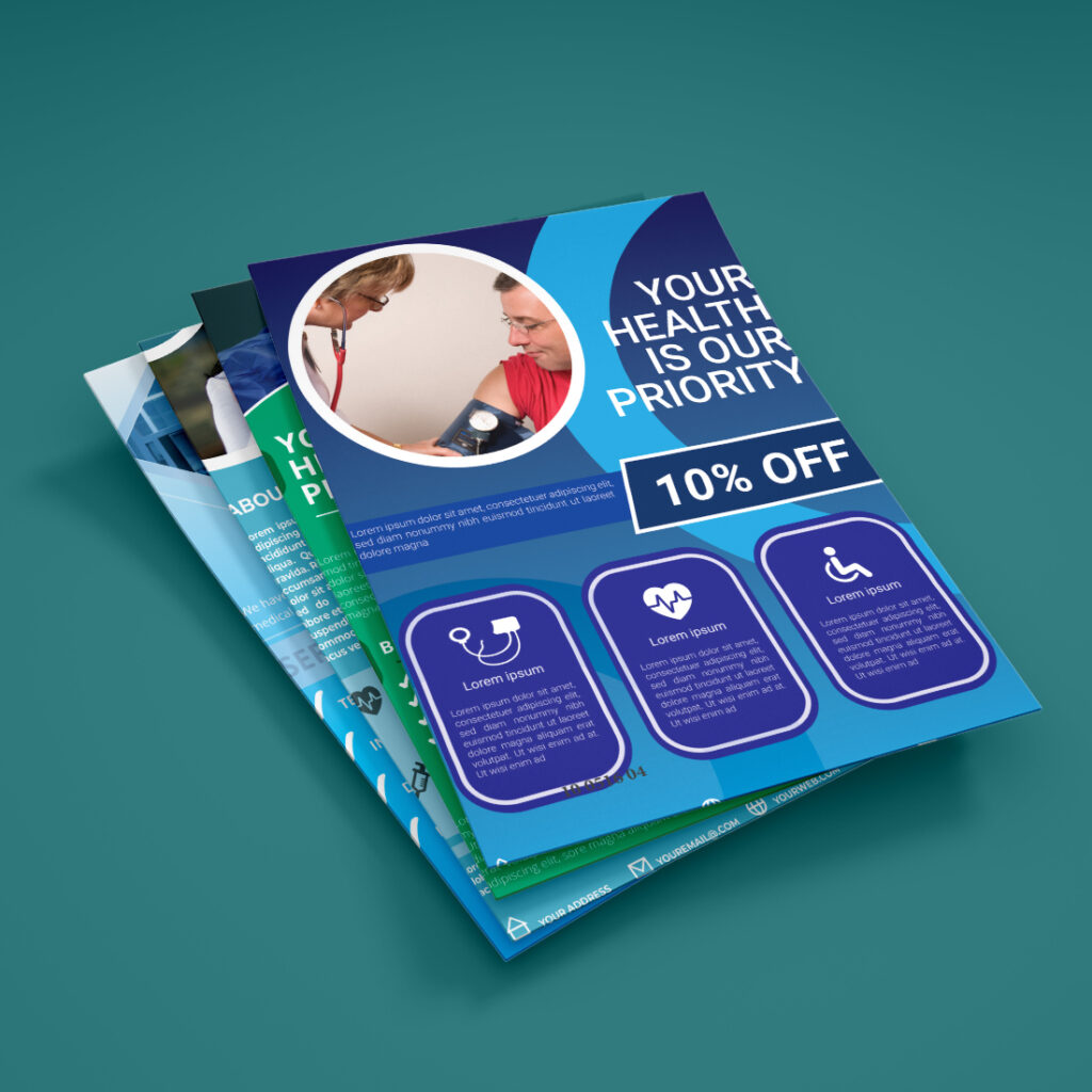 3 Healthcare Flyer Templates - MasterBundles