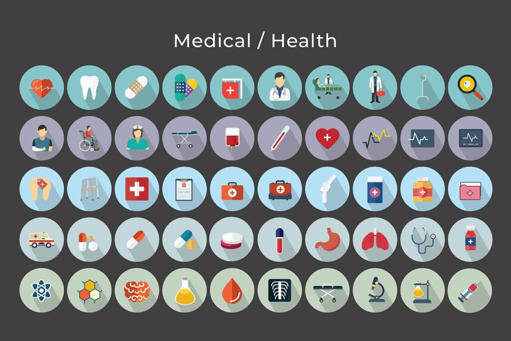 Medical / Health Vector Icons V2 – MasterBundles