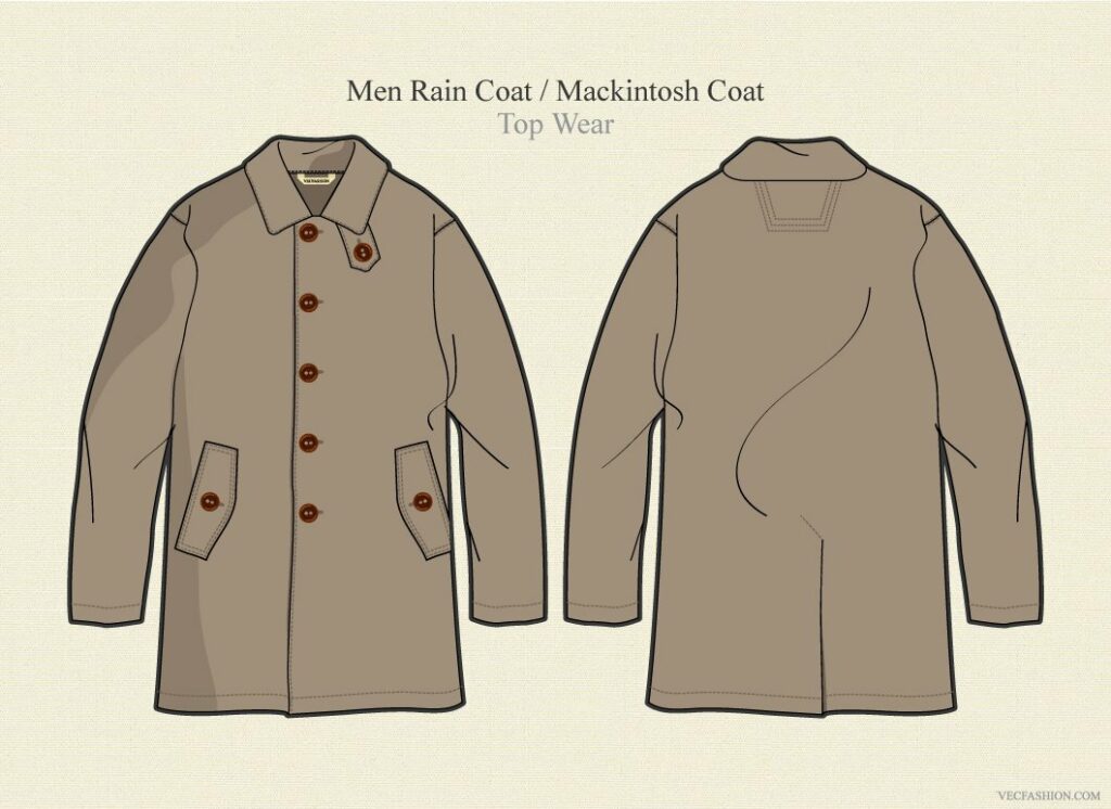 Men Rain Coat or Mackintosh Coat – MasterBundles