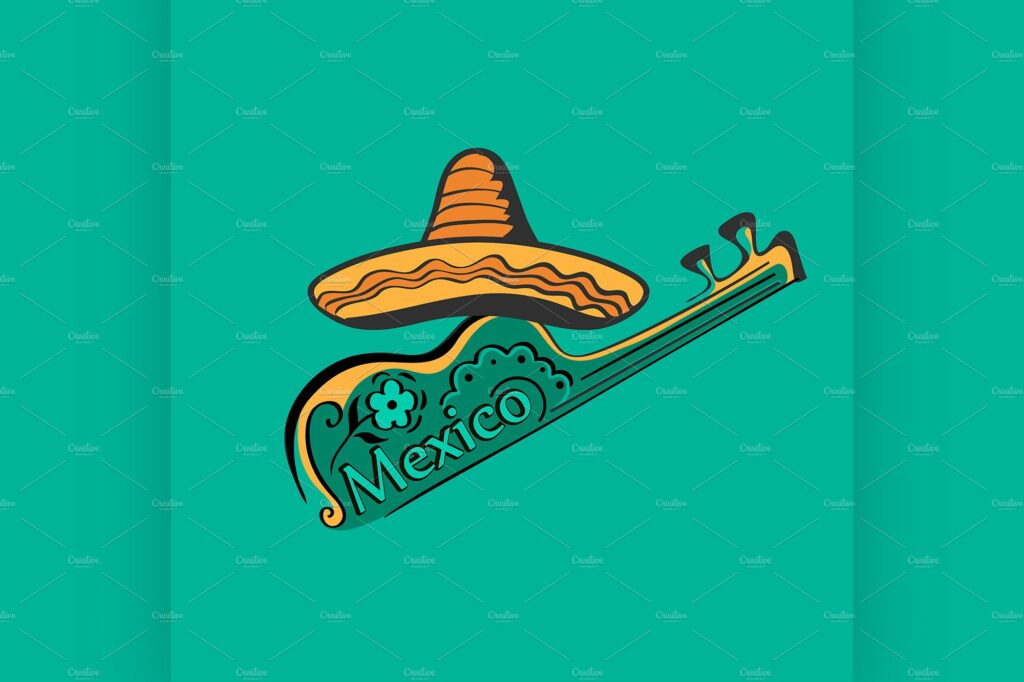 Mexican label and emblem – MasterBundles