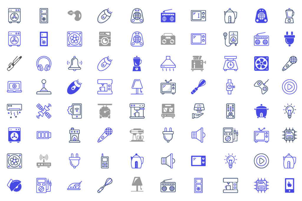 750+ Colored Line Icon - MasterBundles