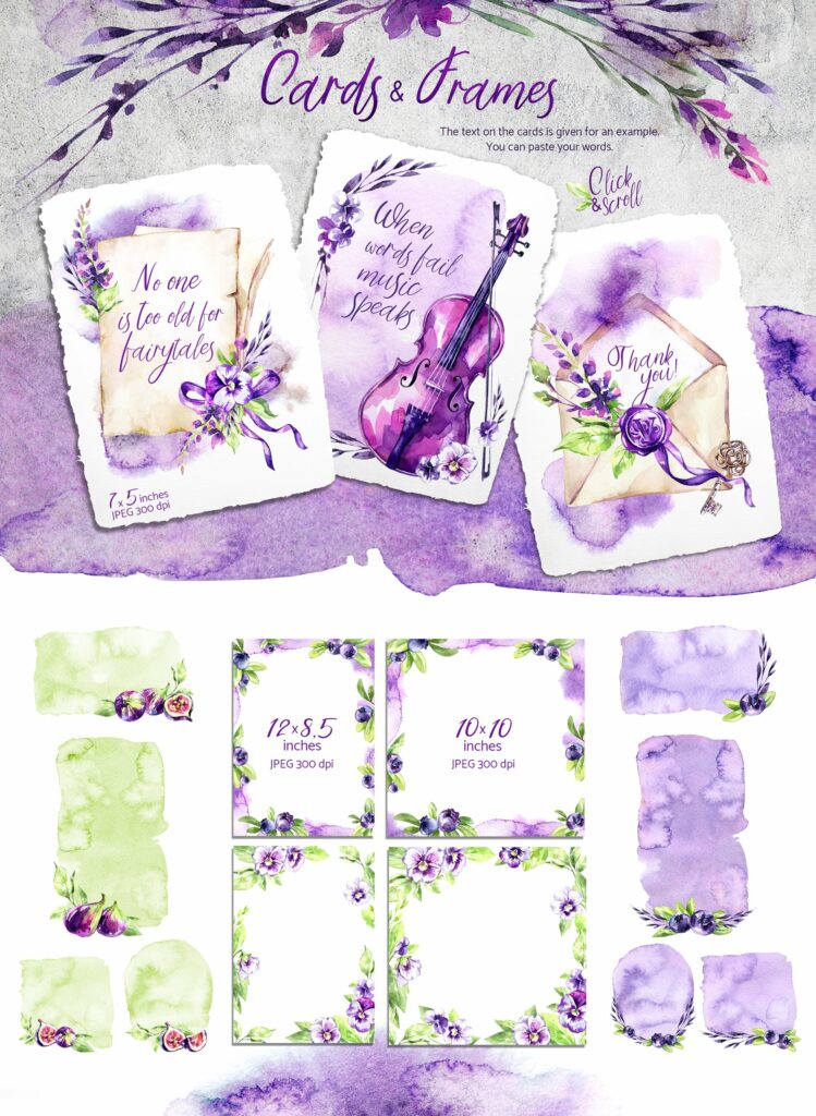 "Violet Melody" Collection – MasterBundles