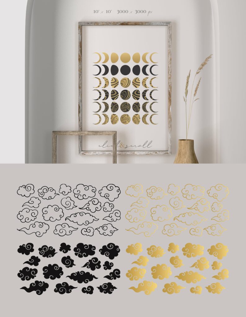 Mystical Celestial set. Cosmic Witch – MasterBundles