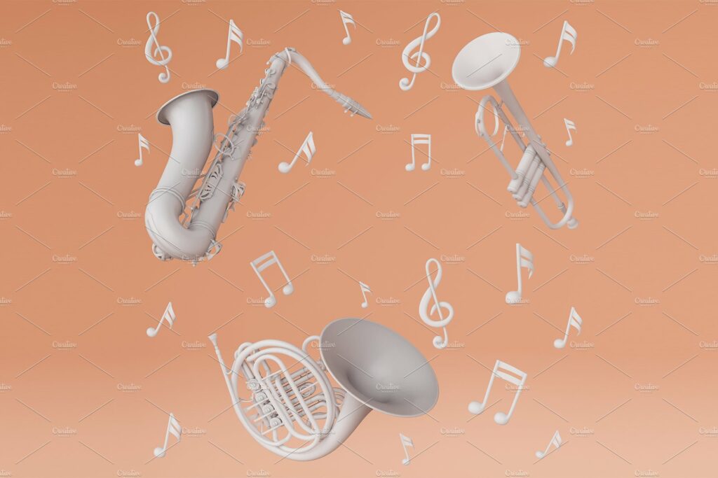 3D rendering musical instruments – MasterBundles