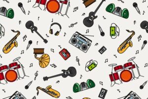 Music instrument pattern – MasterBundles