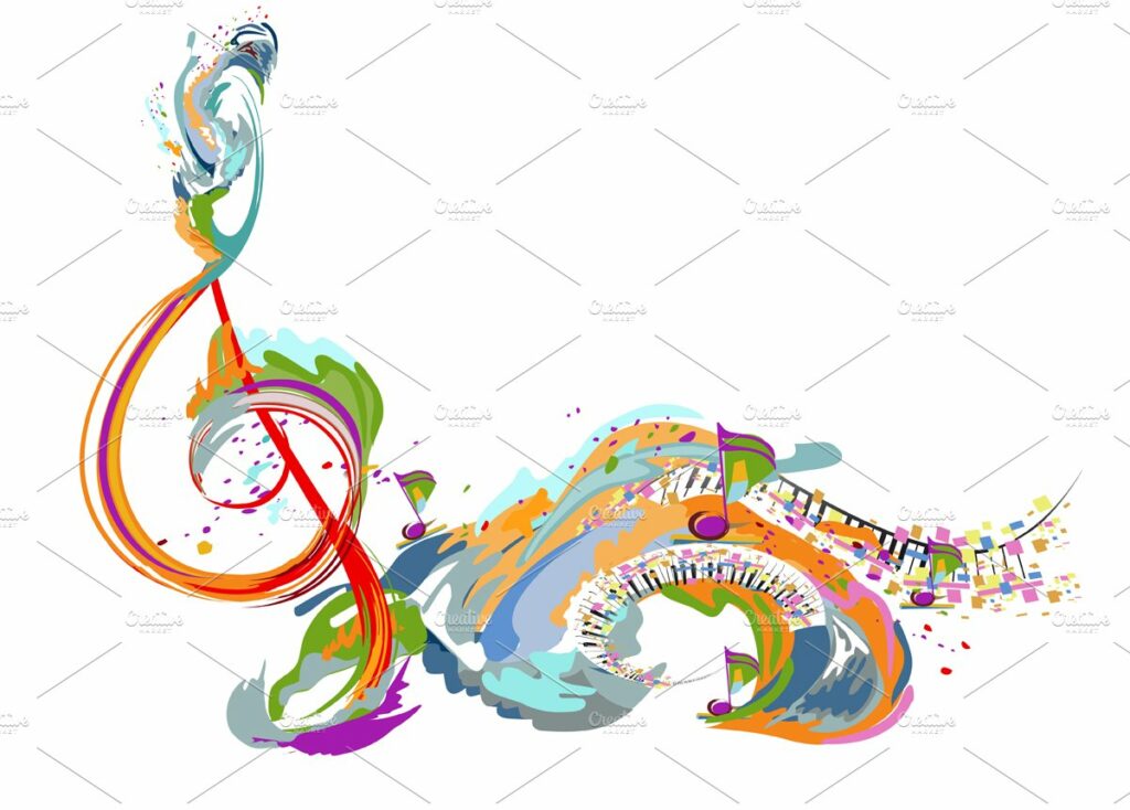 Musical design with waves. – MasterBundles