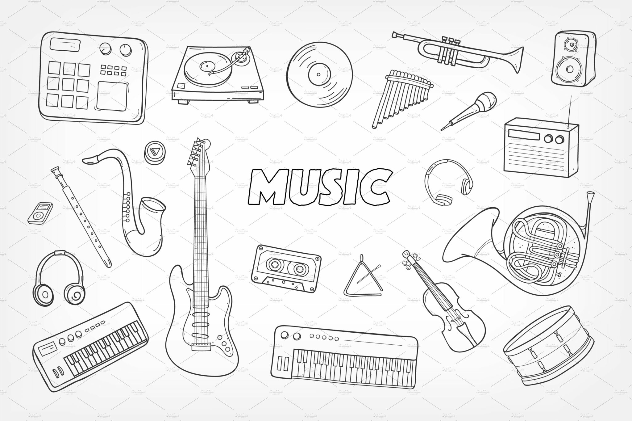 Various musical instruments – MasterBundles