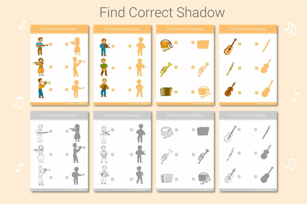 Musical Instruments Kids Activities – MasterBundles