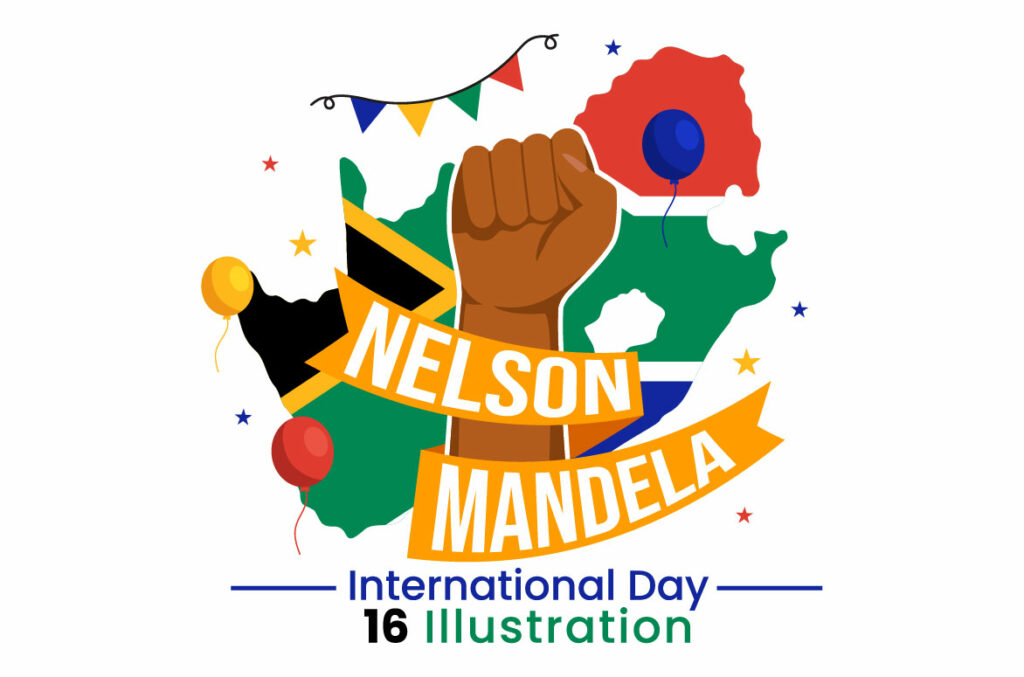 16 Nelson Mandela International Day Illustration - MasterBundles