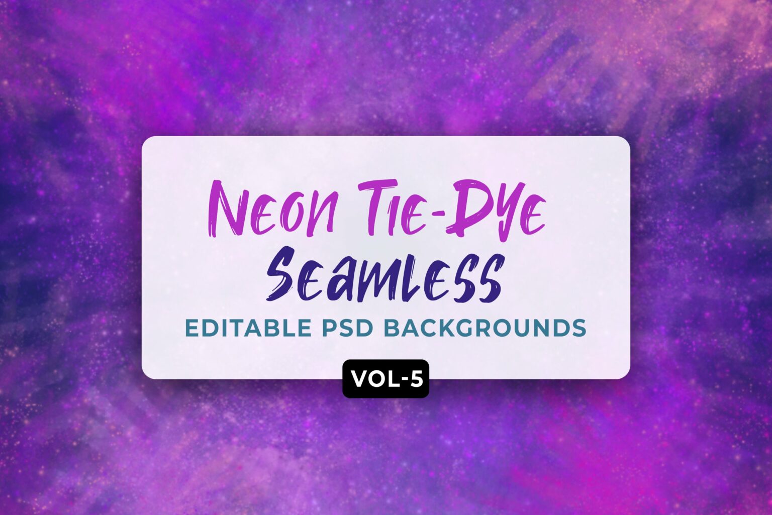 Neon Tie-Dye Seamless Patterns V-05 – MasterBundles