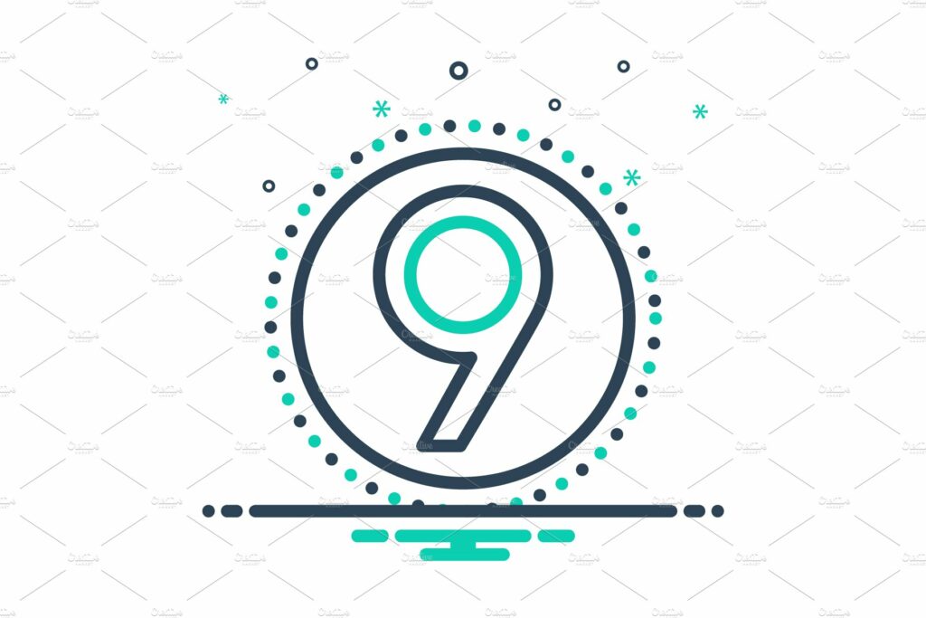 Nine circle mix icon – MasterBundles